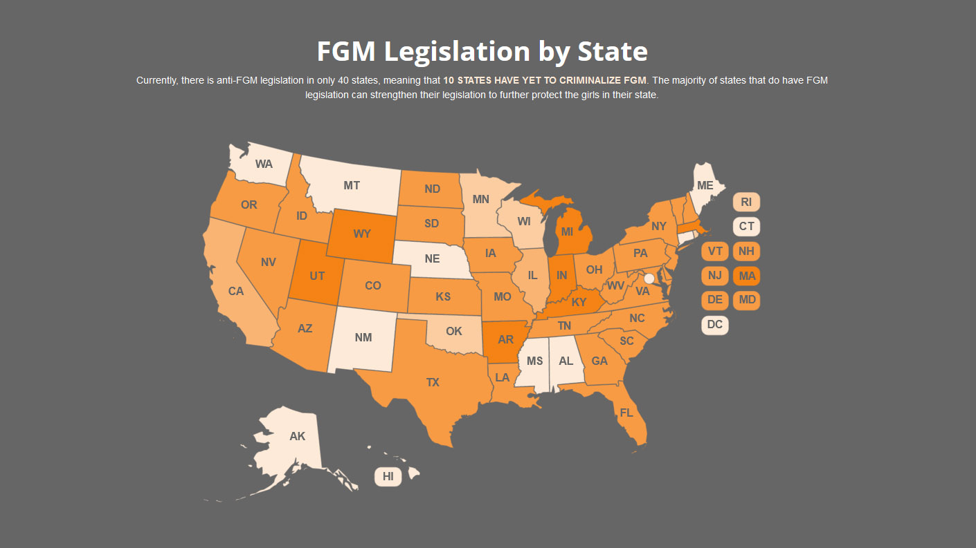 Female Circumcision Map