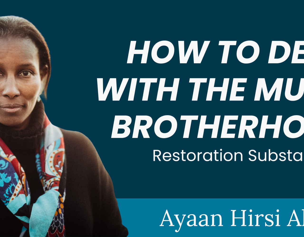 AHA Foundation - Founded by Ayaan Hirsi Ali